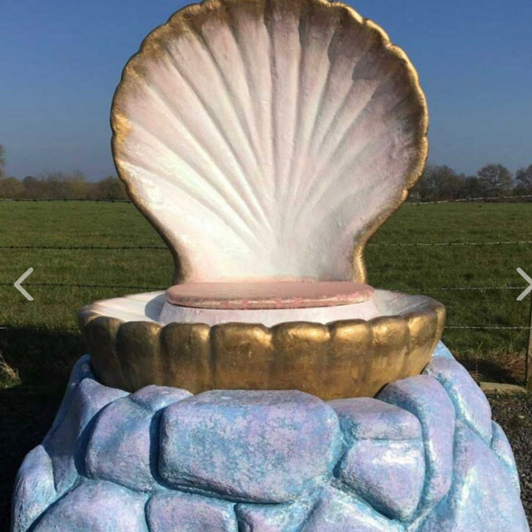 LARGE MERMAID SHELL SEAT – littlepartyhireuk